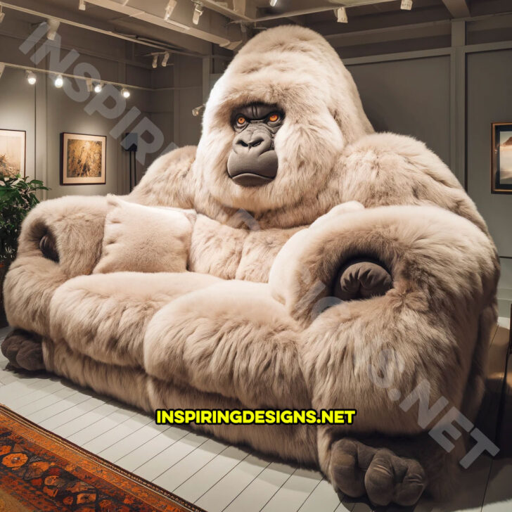 These Gorilla Sofas Bring the Jungle Right into Your Living Room