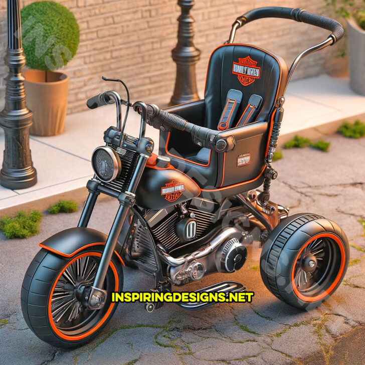 These Harley Strollers Are Must For Biker Parents