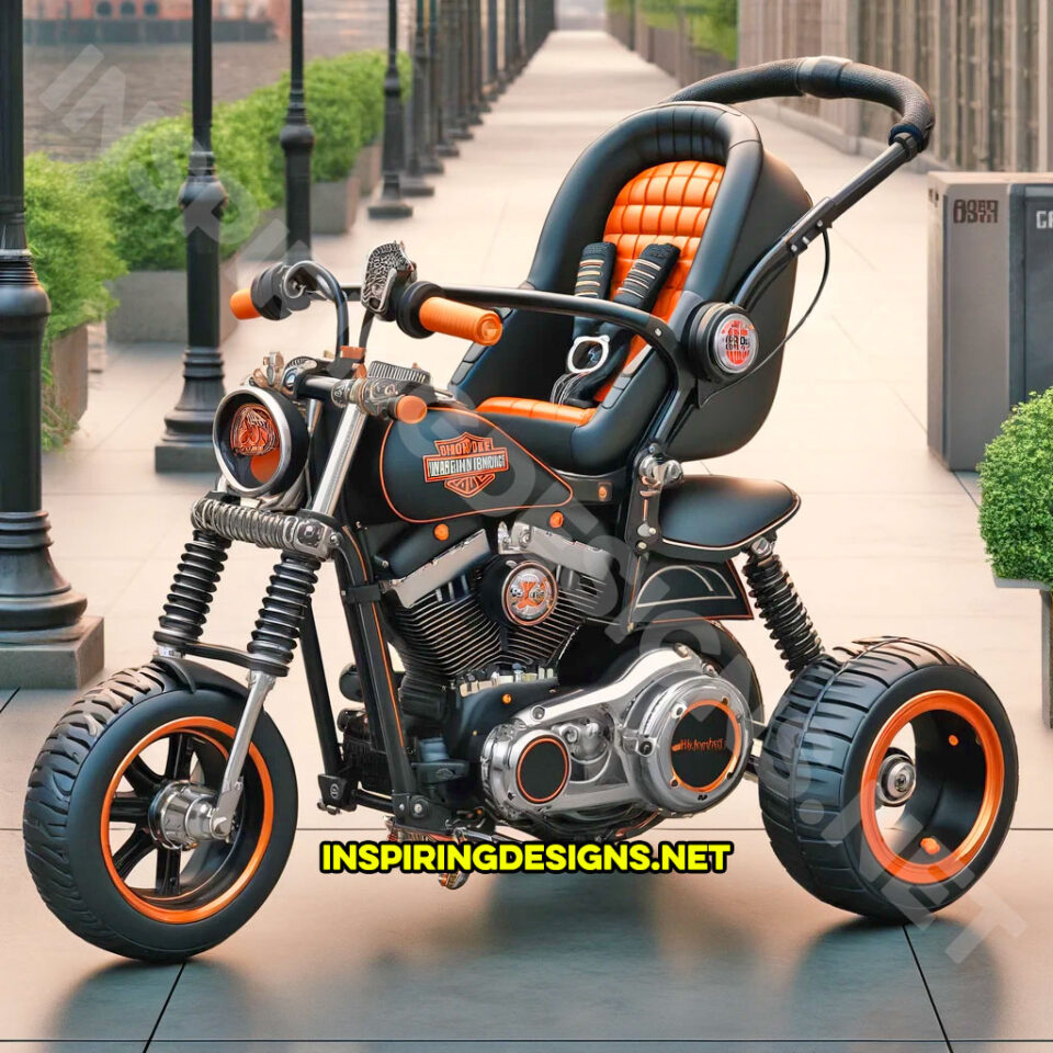 These Harley Strollers Are Must For Biker Parents