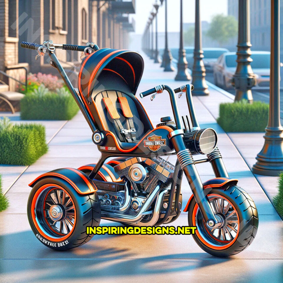 These Harley Strollers Are Must For Biker Parents