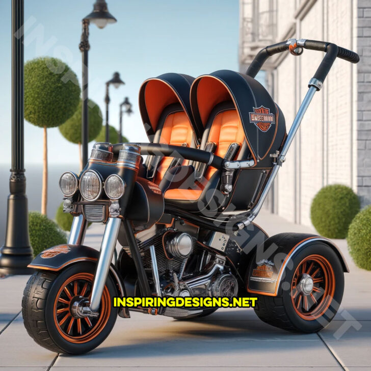 These Harley Strollers Are Must For Biker Parents