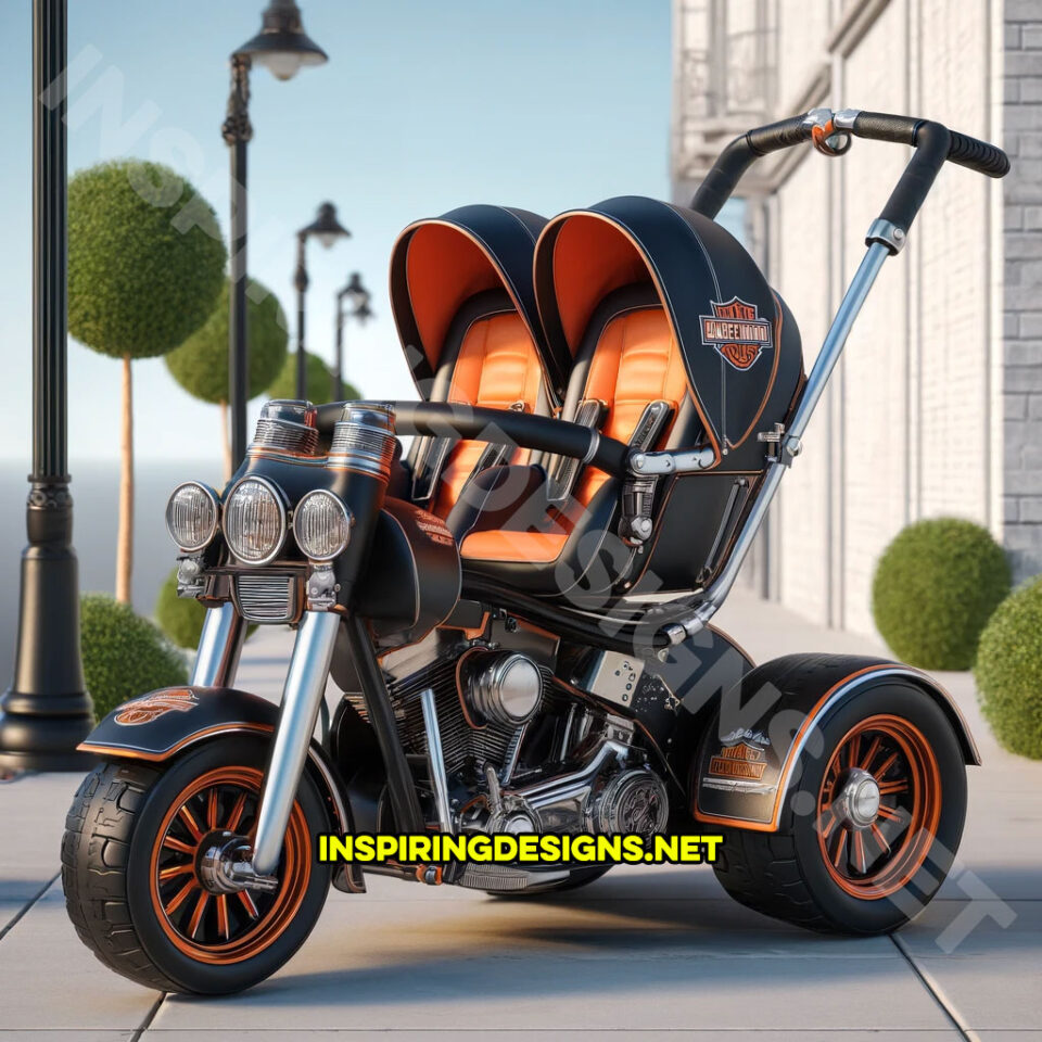These Harley Strollers Are Must For Biker Parents