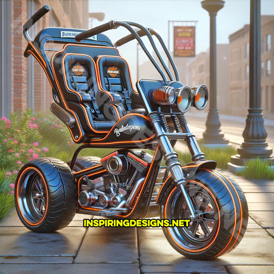 These Harley Strollers Are Must For Biker Parents