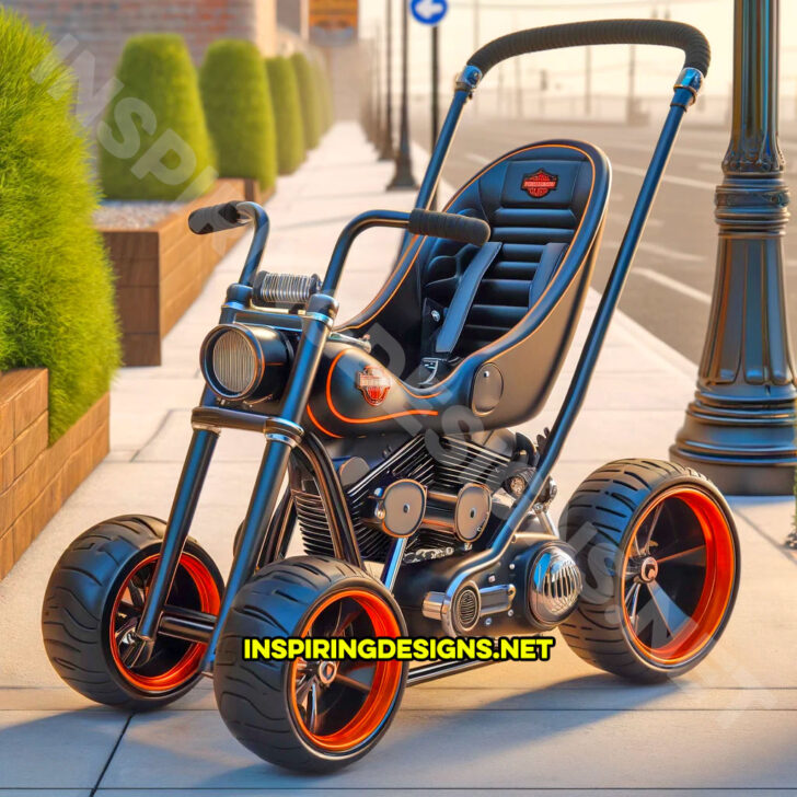 These Harley Strollers Are Must For Biker Parents