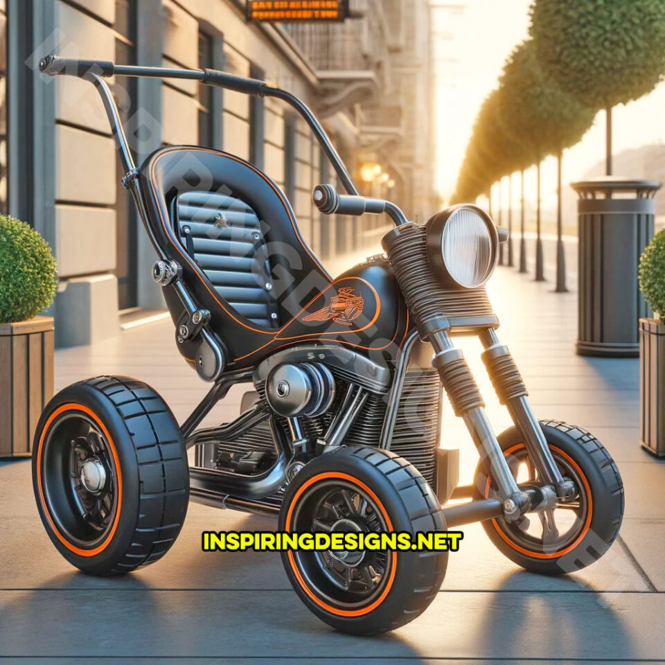 These Harley Strollers Are Must For Biker Parents