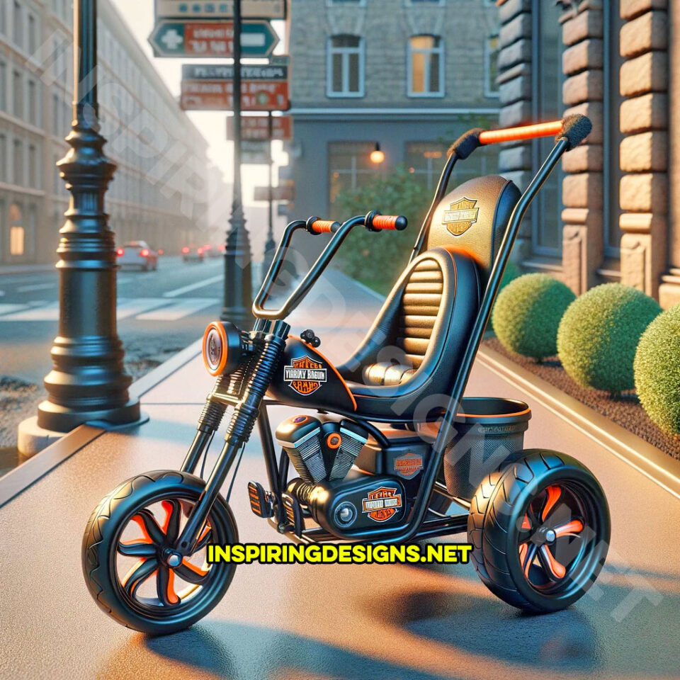 These Harley Strollers Are Must For Biker Parents