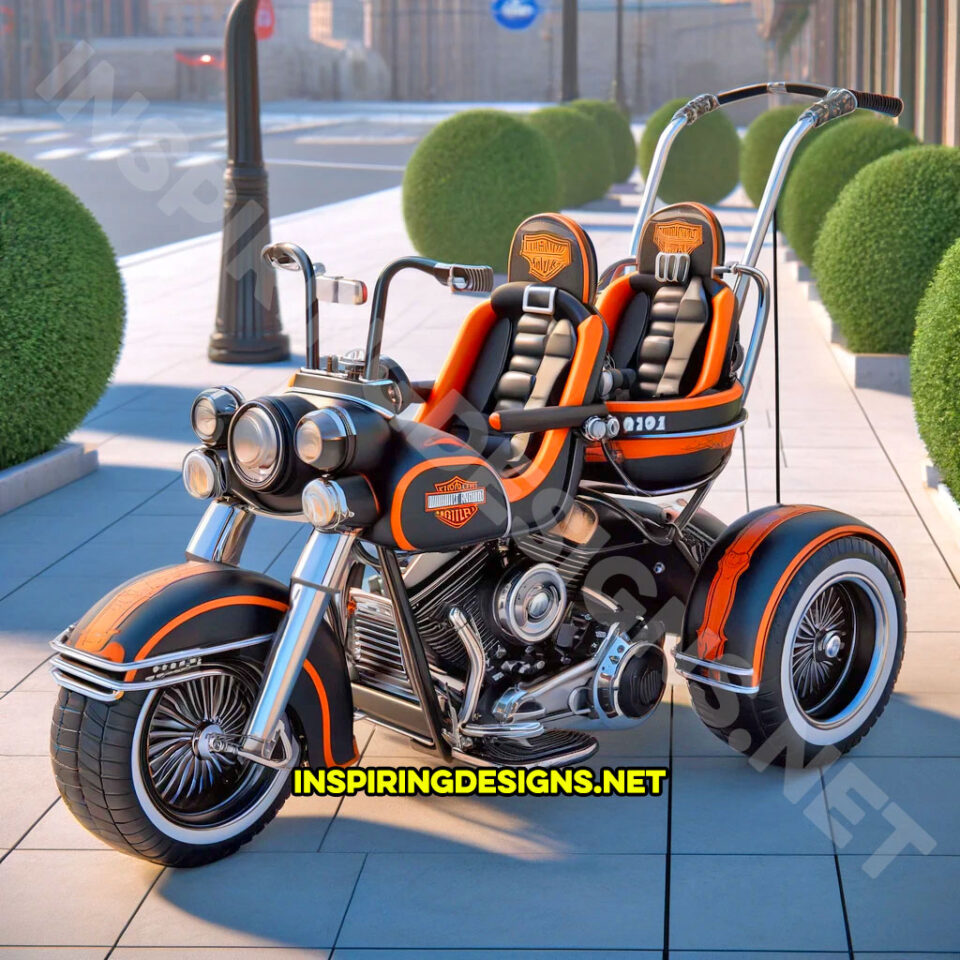 These Harley Strollers Are Must For Biker Parents