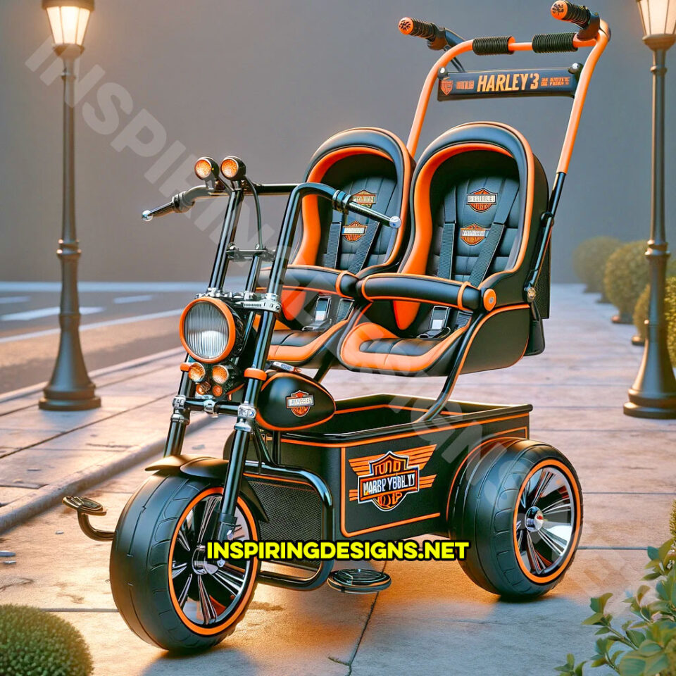 These Harley Strollers Are Must For Biker Parents