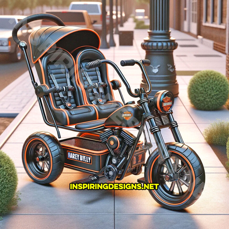 These Harley Strollers Are Must For Biker Parents