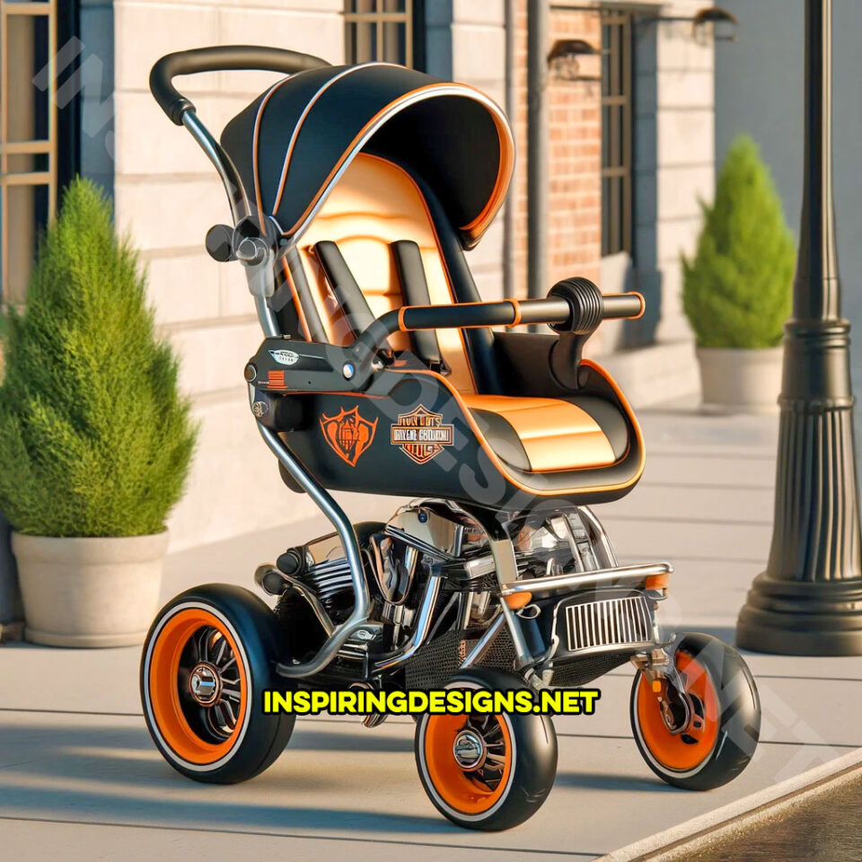These Harley Strollers Are Must For Biker Parents