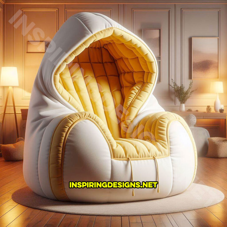 These Hoodie Shaped Bean Bag Chairs Are The Ultimate Gaming Lounger