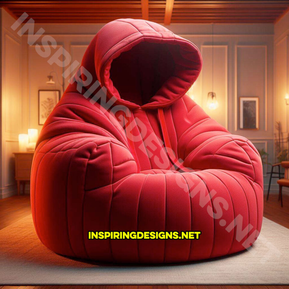 These Hoodie Shaped Bean Bag Chairs Are The Ultimate Gaming Lounger