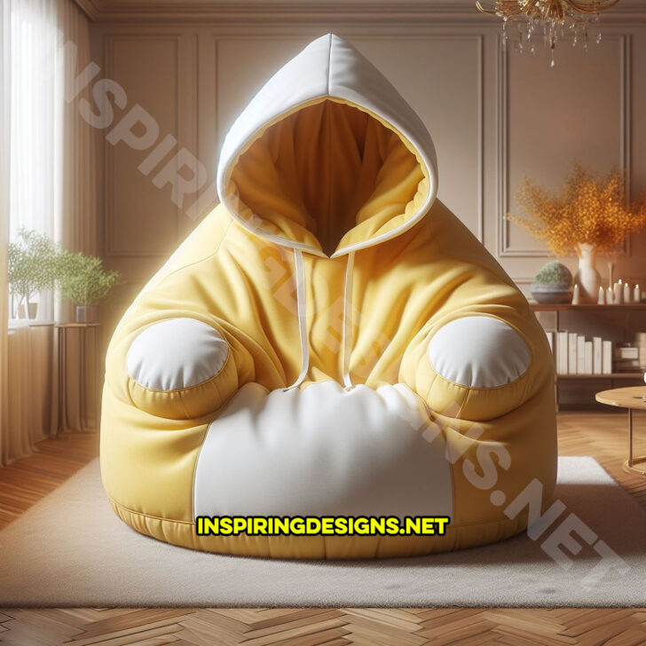 These Hoodie Shaped Bean Bag Chairs Are The Ultimate Gaming Lounger