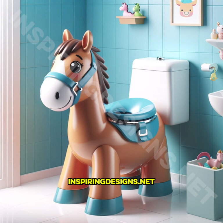 These Horse Toilets Are Trotting into Trendy Farmhouse Bathrooms Everywhere