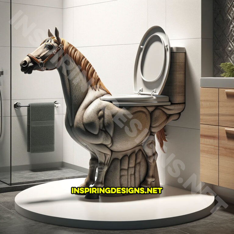 These Horse Toilets Are Trotting into Trendy Farmhouse Bathrooms Everywhere