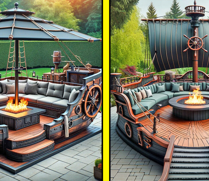 These Pirate Ship Patio Conversation Sofas Make Catching Up with ...