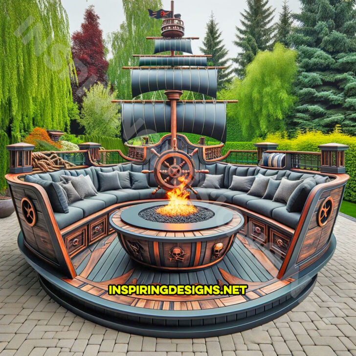 These Pirate Ship Patio Conversation Sofas Make Catching Up with ...