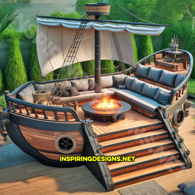 These Pirate Ship Patio Conversation Sofas Make Catching Up with ...