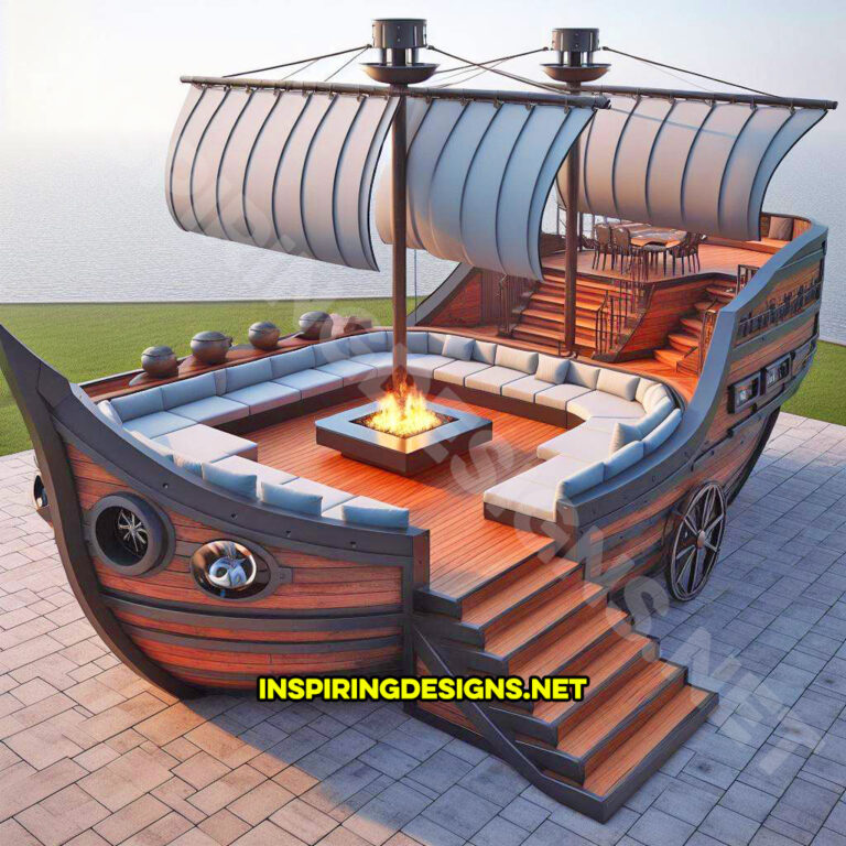 These Pirate Ship Patio Conversation Sofas Make Catching Up with ...