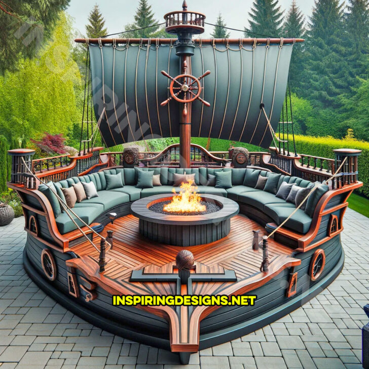 These Pirate Ship Patio Conversation Sofas Make Catching Up with ...