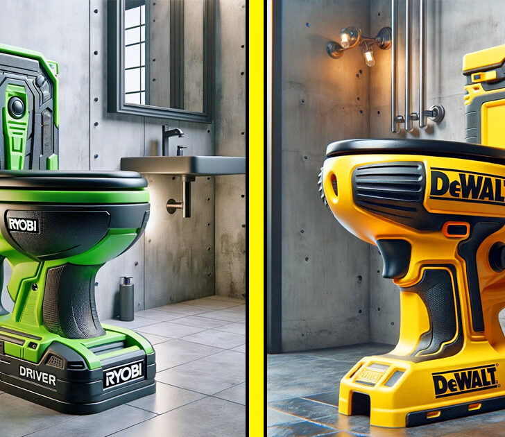 These Power Tool Toilets Will Drill Up Excitement in Any Handy Home ...