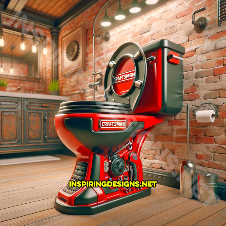 These Power Tool Toilets Will Drill Up Excitement in Any Handy Home