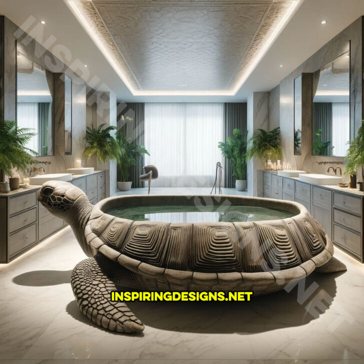 These Turtle Bathtubs Will Shell-Shock Your Bathroom Design!