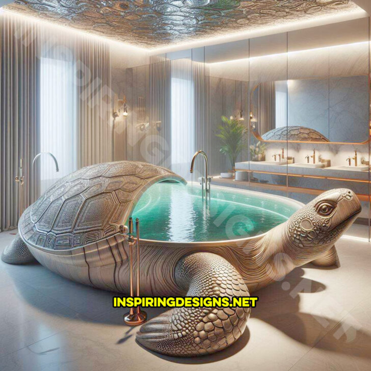 These Turtle Bathtubs Will Shell-Shock Your Bathroom Design!