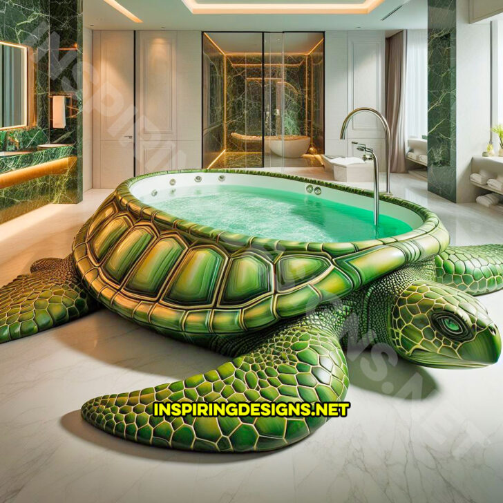 These Turtle Bathtubs Will Shell-Shock Your Bathroom Design!