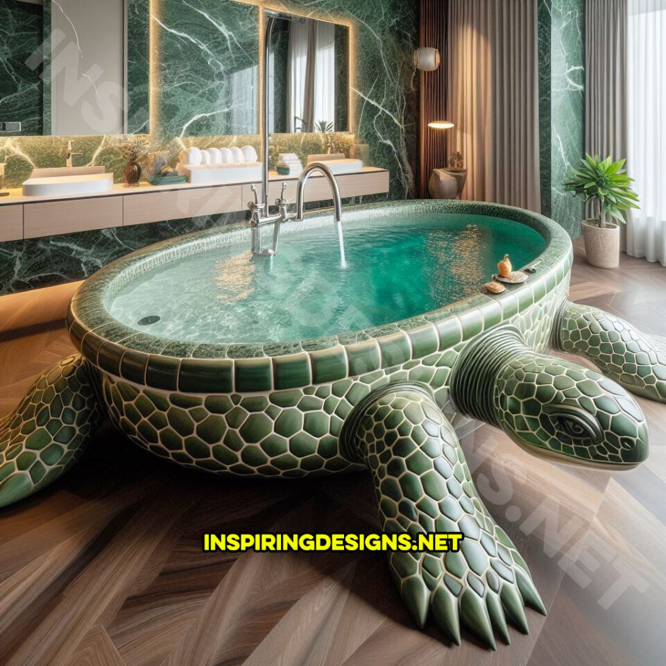 These Turtle Bathtubs Will Shell-Shock Your Bathroom Design!