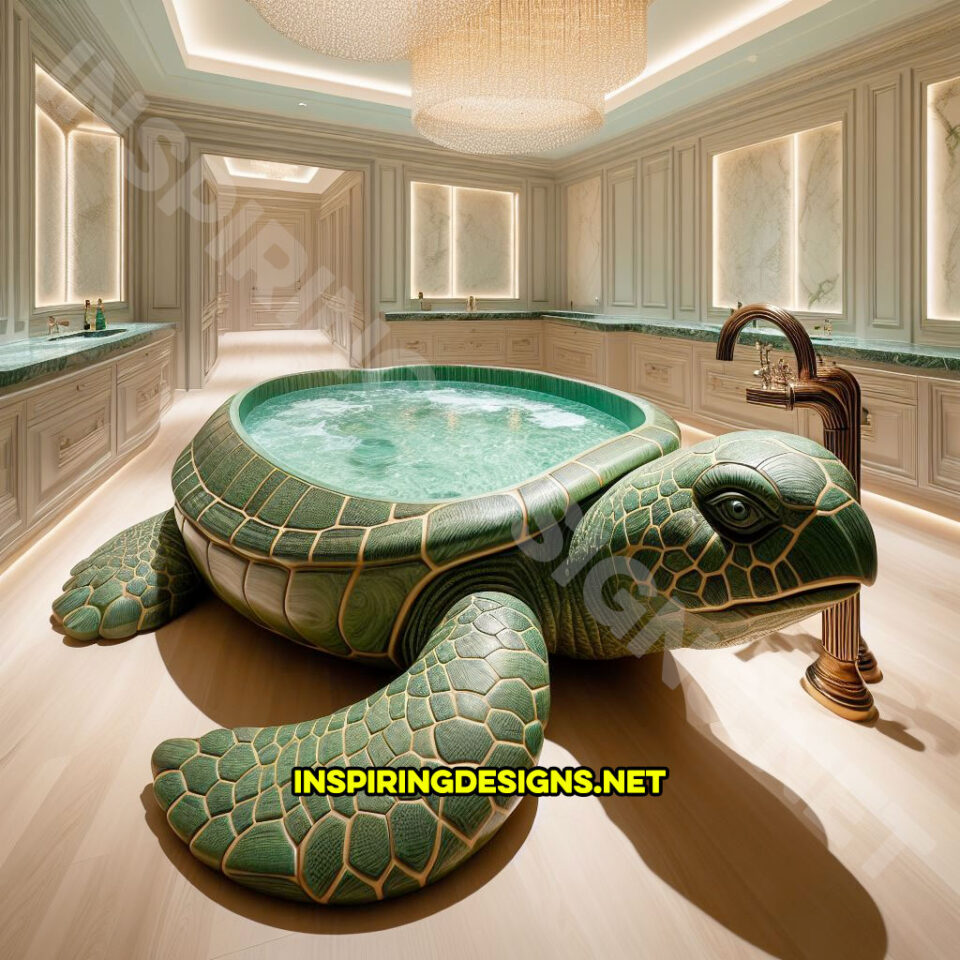 These Turtle Bathtubs Will Shell-Shock Your Bathroom Design!