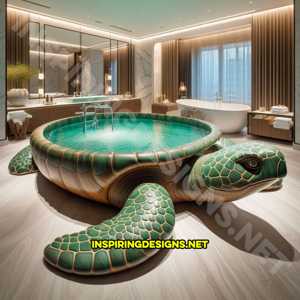 These Turtle Bathtubs Will Shell-Shock Your Bathroom Design!