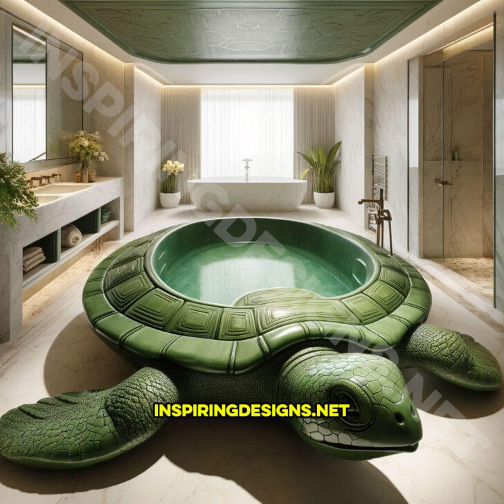 These Turtle Bathtubs Will Shell-Shock Your Bathroom Design!