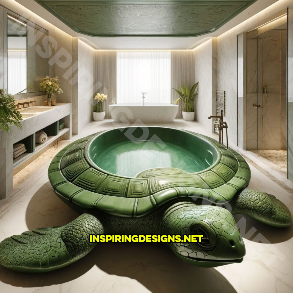 These Turtle Bathtubs Will Shell-Shock Your Bathroom Design!