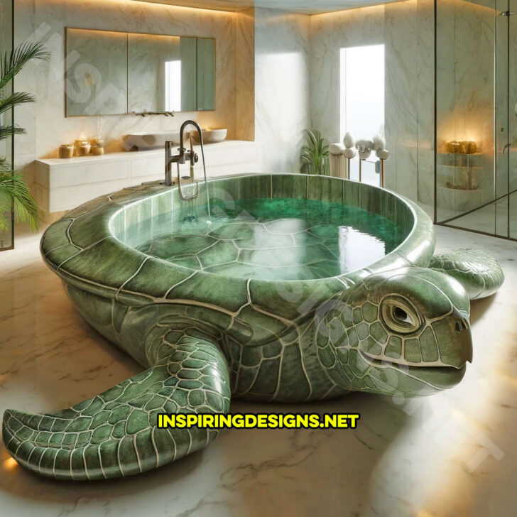 These Turtle Bathtubs Will Shell-Shock Your Bathroom Design!