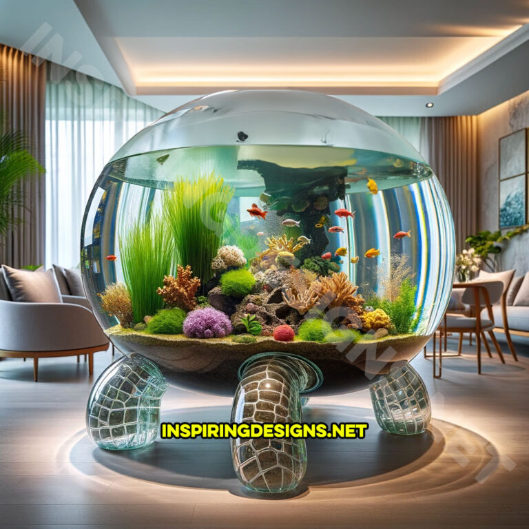 These Turtle Shaped Aquariums Are a Fusion of Art and Aquatic Life