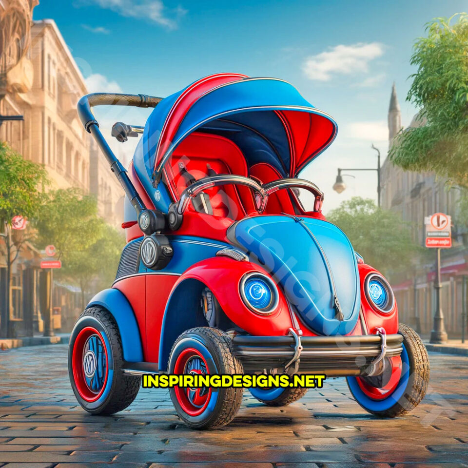 These Volkswagen Beetle Strollers Will Turn Your Walks Into a Retro Joyride