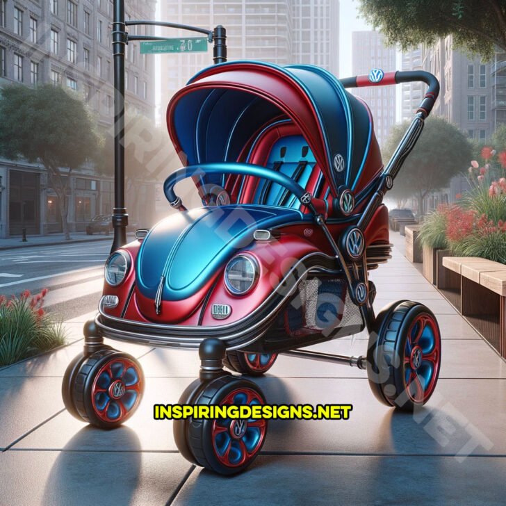 These Volkswagen Beetle Strollers Will Turn Your Walks Into a Retro Joyride