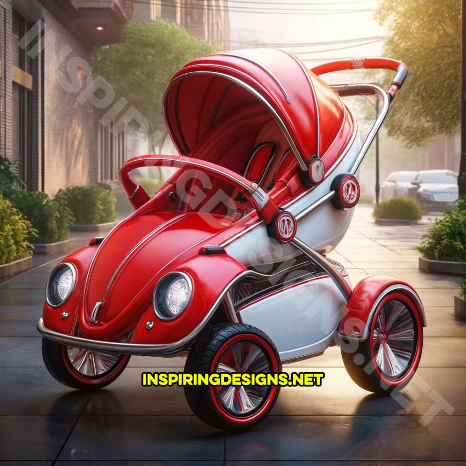 These Volkswagen Beetle Strollers Will Turn Your Walks Into a Retro Joyride