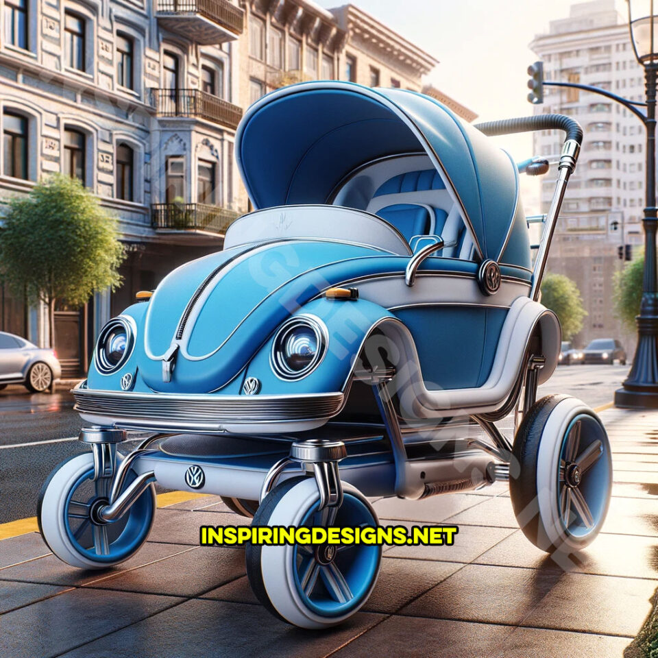 These Volkswagen Beetle Strollers Will Turn Your Walks Into a Retro Joyride