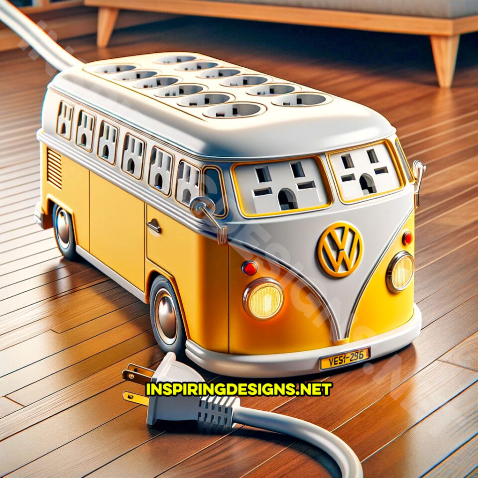 These Volkswagen Bus Surge Protectors Bring a Retro Twist to Your Tech ...