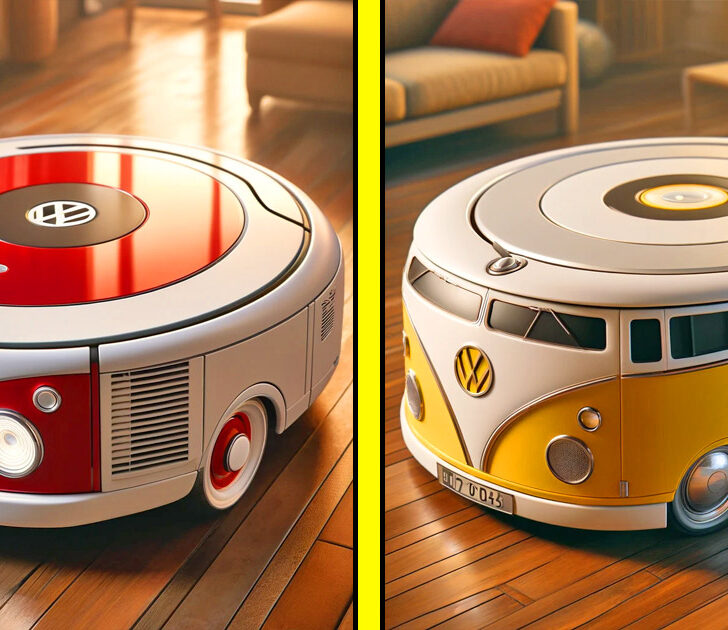 These Volkswagen Robot Vacuums Will Drive Dirt Away with Retro Style ...