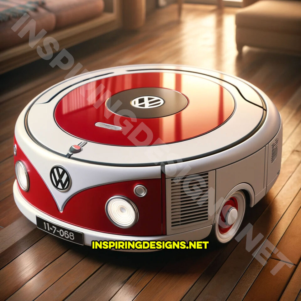 These Volkswagen Robot Vacuums Will Drive Dirt Away with Retro Style!