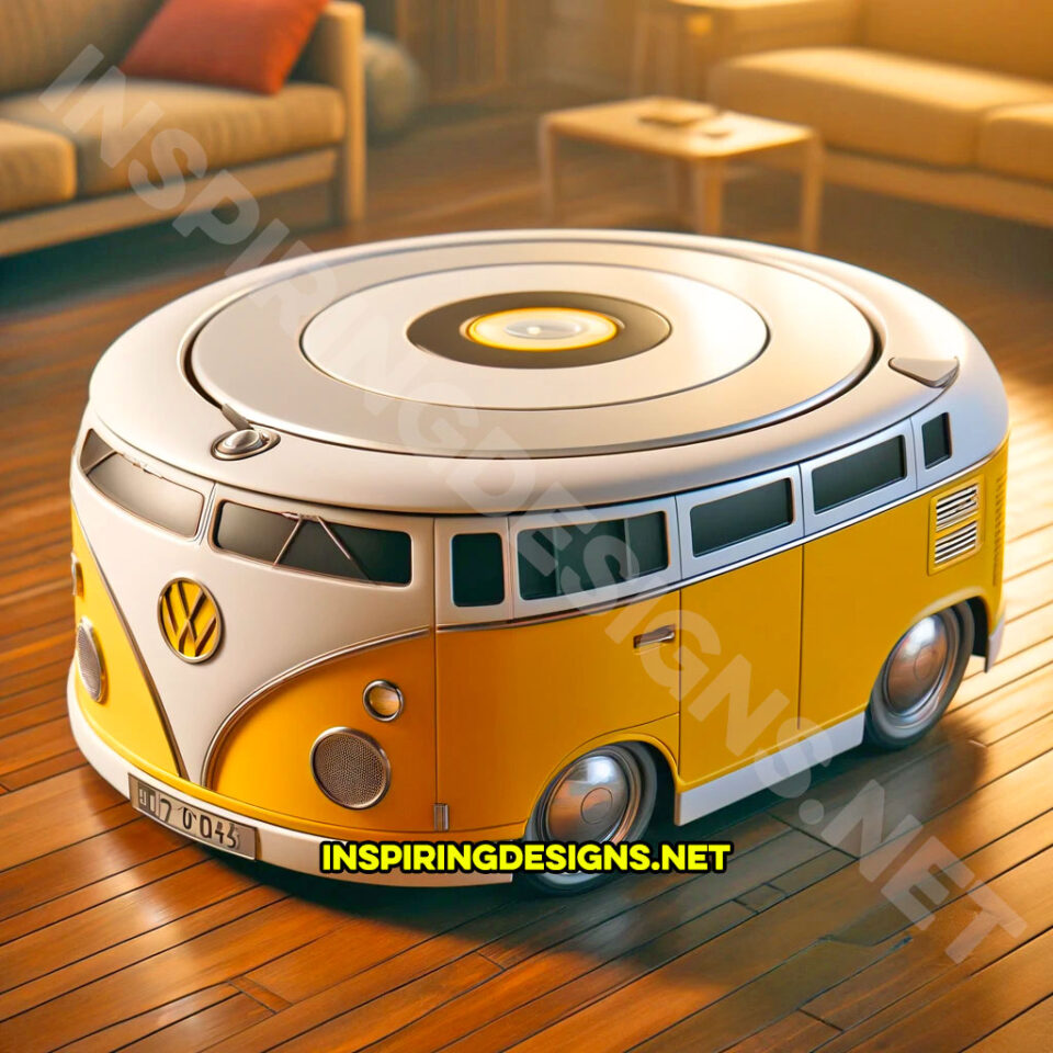 These Volkswagen Robot Vacuums Will Drive Dirt Away with Retro Style!
