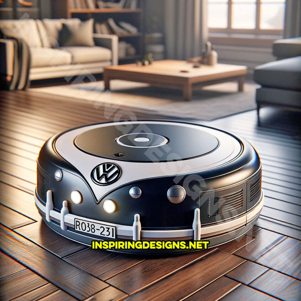 These Volkswagen Robot Vacuums Will Drive Dirt Away with Retro Style!