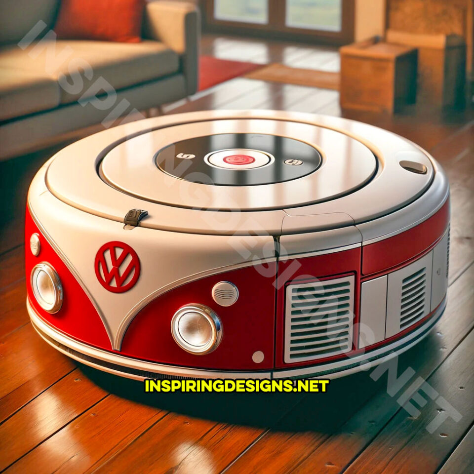 These Volkswagen Robot Vacuums Will Drive Dirt Away with Retro Style!