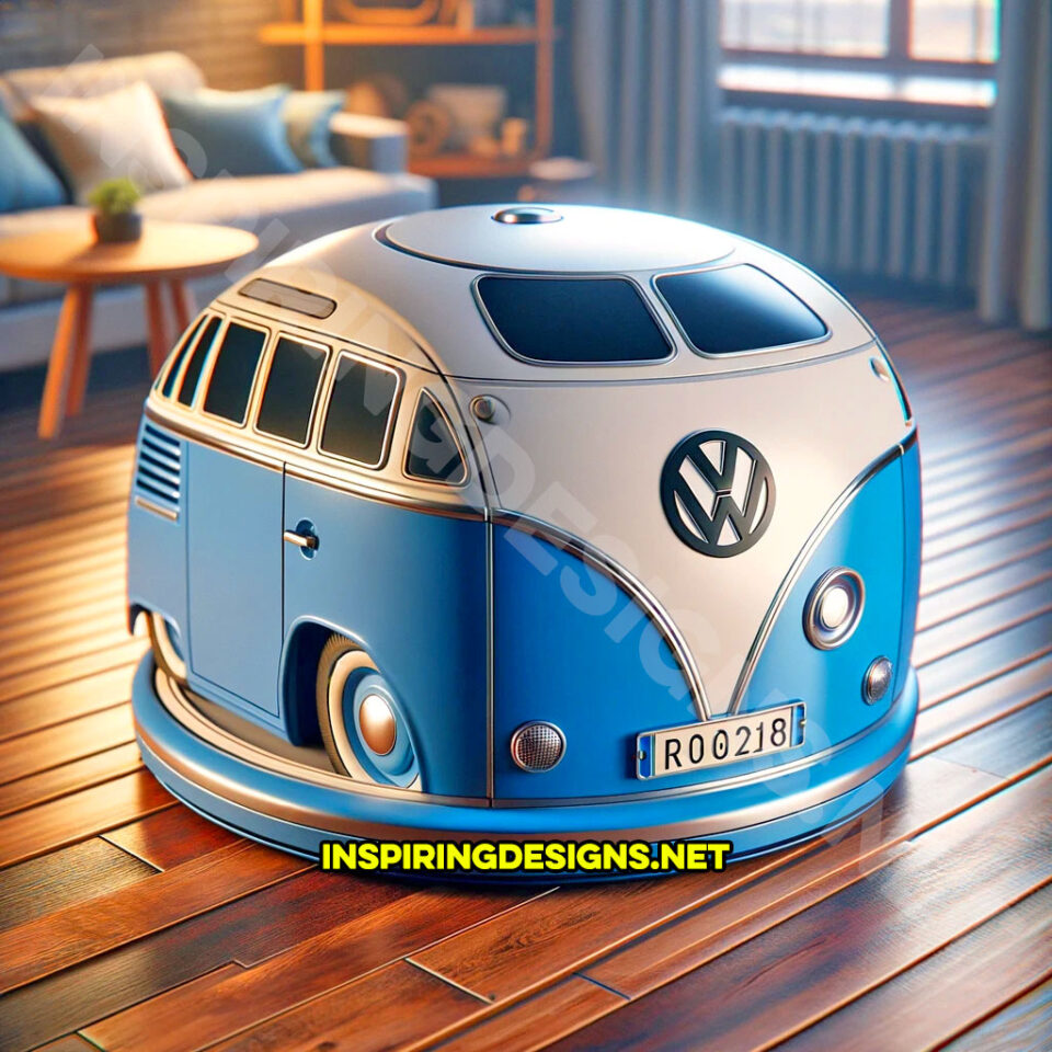 These Volkswagen Robot Vacuums Will Drive Dirt Away with Retro Style!
