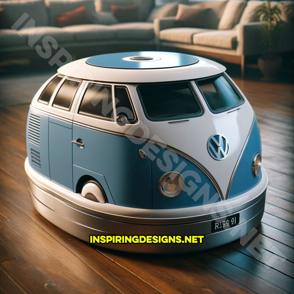 These Volkswagen Robot Vacuums Will Drive Dirt Away with Retro Style!