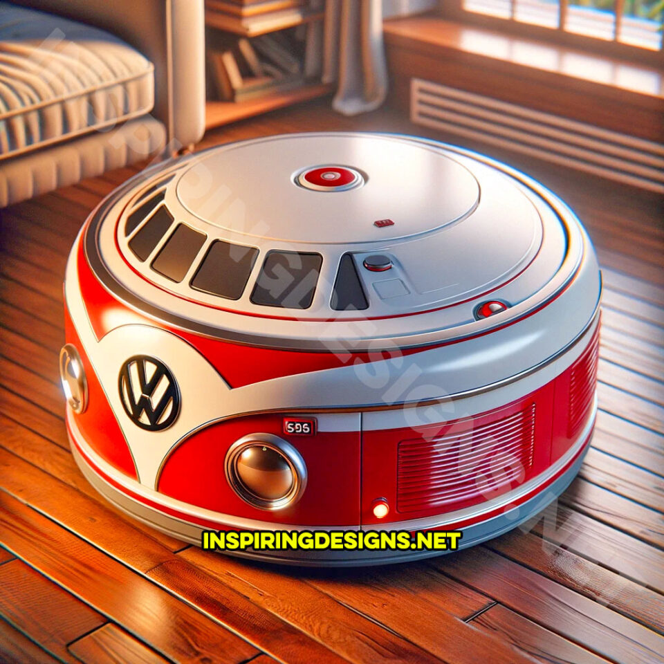 These Volkswagen Robot Vacuums Will Drive Dirt Away with Retro Style!