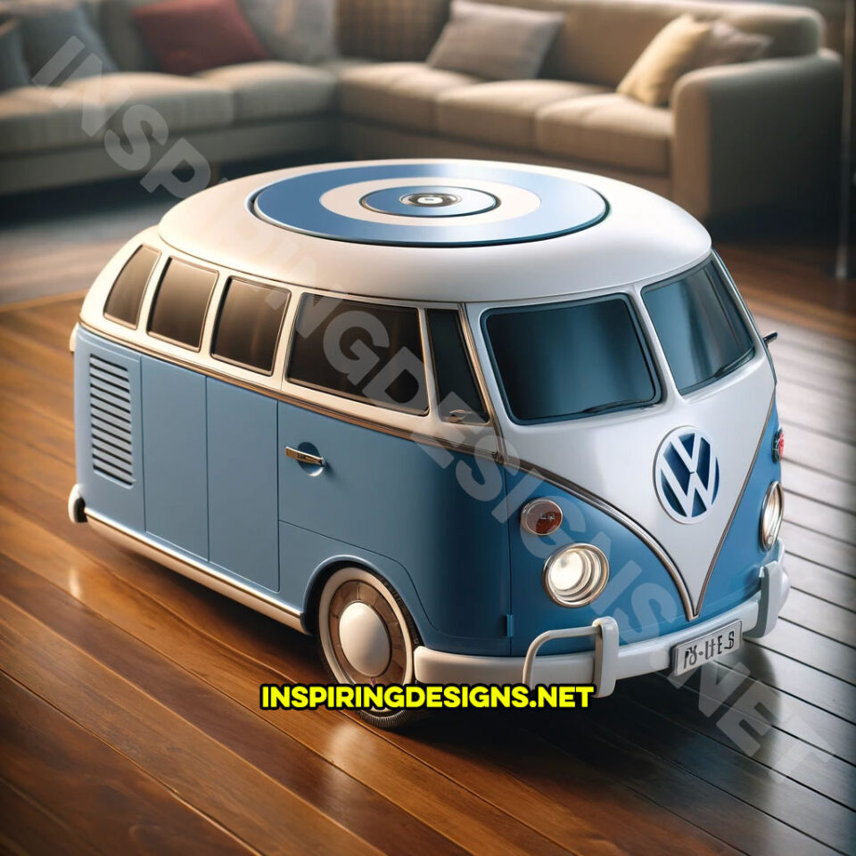 These Volkswagen Robot Vacuums Will Drive Dirt Away with Retro Style!